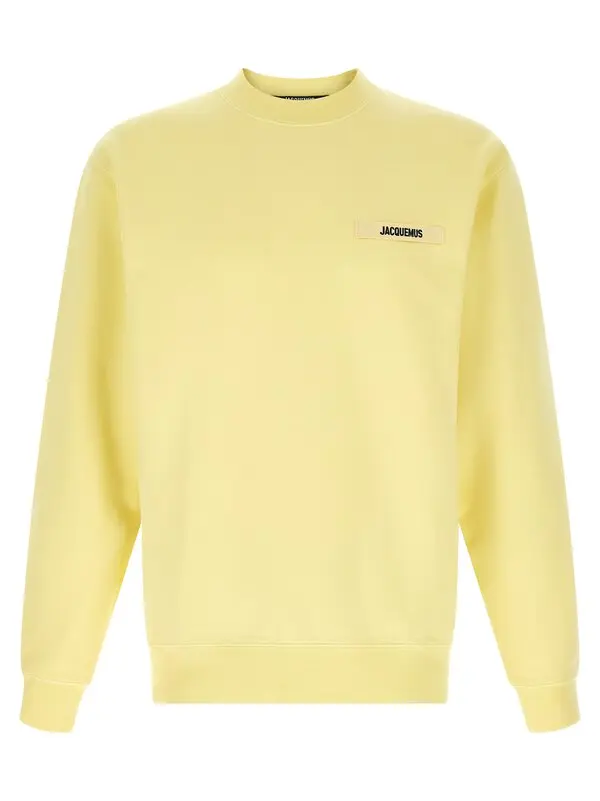 Jacquemus Le Sweatshirt Gros Grain' Sweatshirt - Yellow