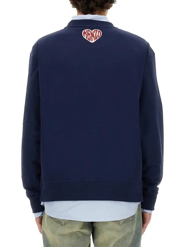 Kenzo Sweatshirt With Logo - Blue