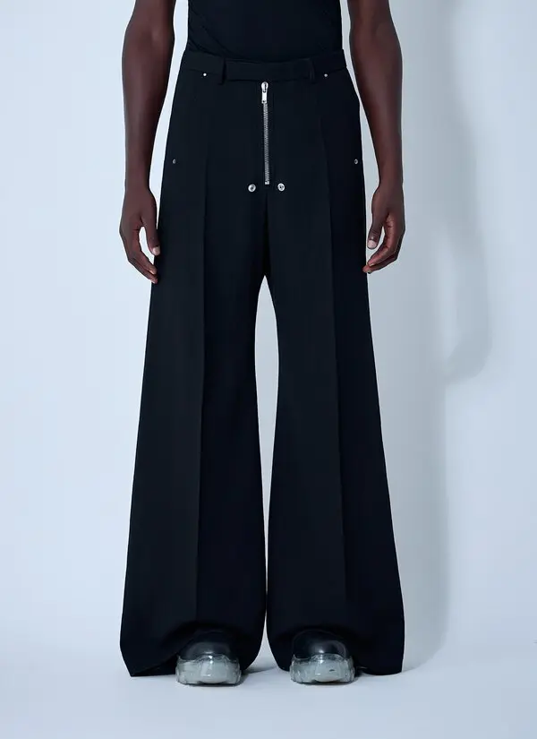 Rick Owens Tailored Wide Bela Pants - Black