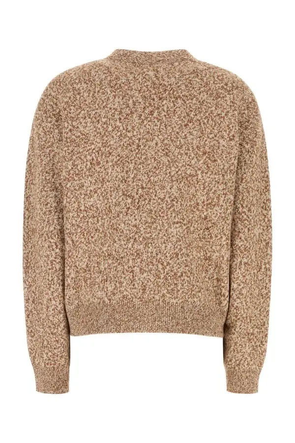 Versace Two-tone Wool Blend Cardigan