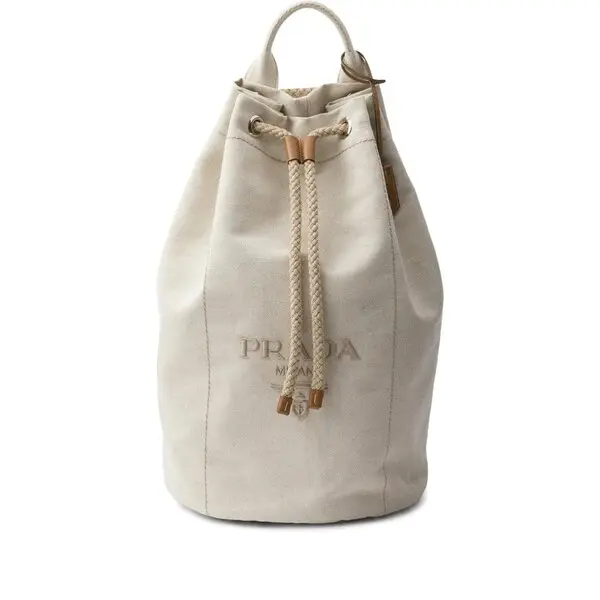 Prada Neutrals Backpacks