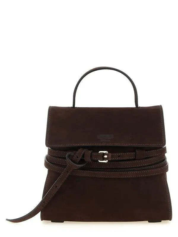 Moschino Regular 'tie Me' Handbag - Brown