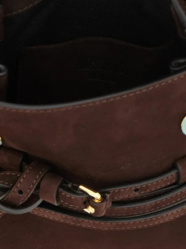 Moschino Regular 'tie Me' Handbag - Brown