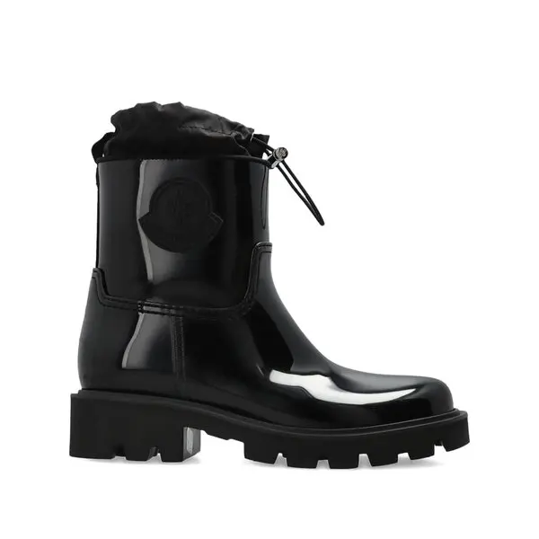 Moncler Lug Sole Ankle Boots - Black