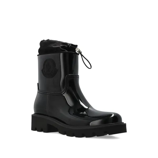 Moncler Lug Sole Ankle Boots - Black