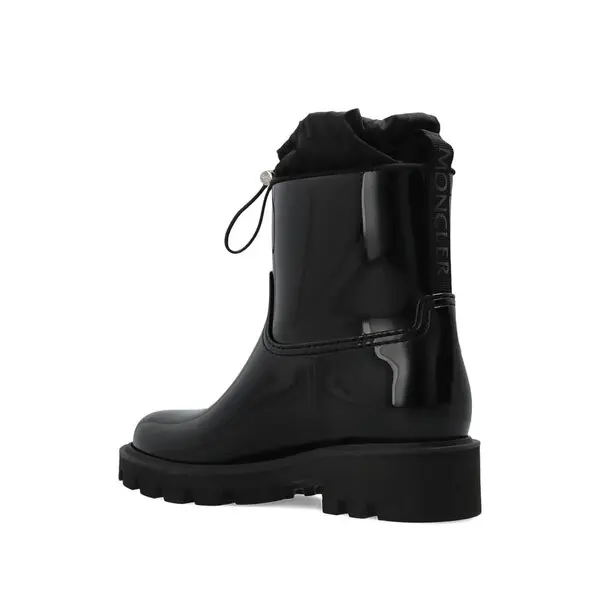 Moncler Lug Sole Ankle Boots - Black