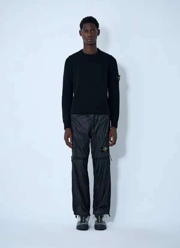 Stone Island Wool-blend Sweater - Black