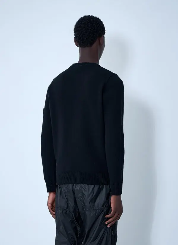 Stone Island Wool-blend Sweater - Black