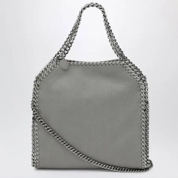 Stella McCartney Mini Falabella Tote Bag In Light Grey - Gray