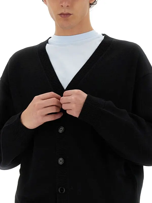 Kenzo Cardigan With Embroidered Tiger Academy