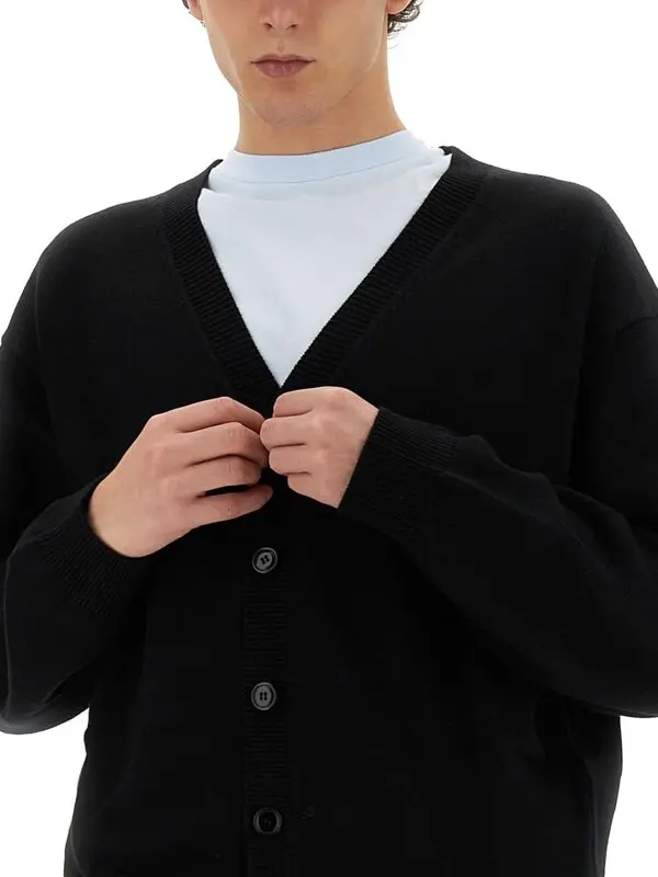 Kenzo Cardigan With Embroidered Tiger Academy