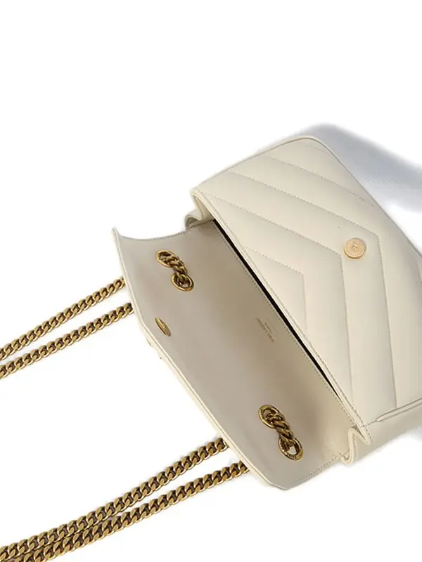 Saint Laurent Loulou Small Leather Shoulder Bag - Multicolor