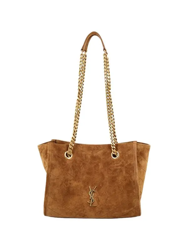 Saint Laurent Niki Small Suede Leather Tote Bag - Multicolor
