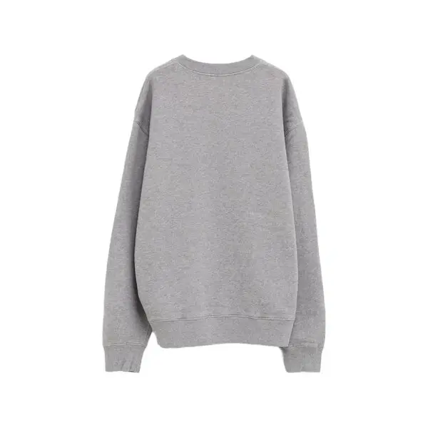 JW Anderson Melange Anchor Logo Embroidered Sweatshirt - Gray