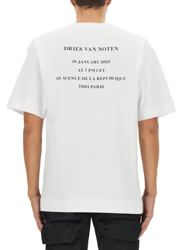 Dries Van Noten Logo Print T-shirt