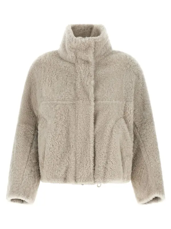 Brunello Cucinelli Cropped Fur - Cream