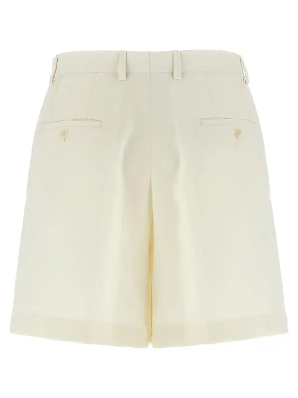 Brioni Gaia Silk Cady Shorts