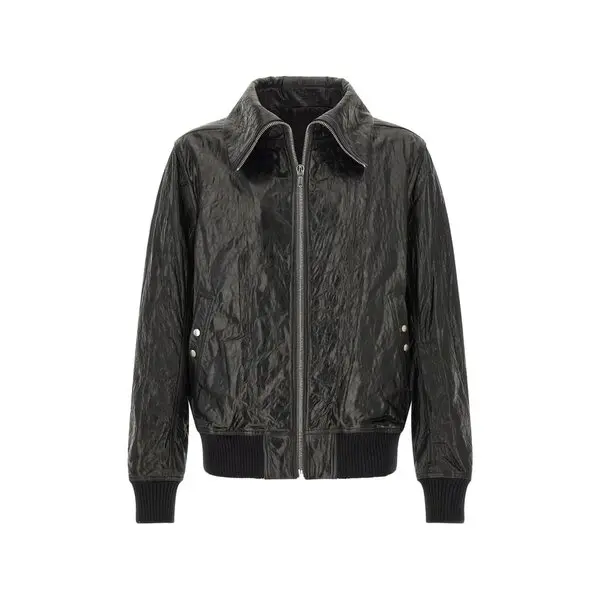 Rick Owens Jackets Leather Jackets - Black