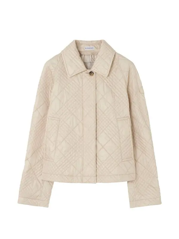 Burberry Nylon Quilted Jacket - Multicolor