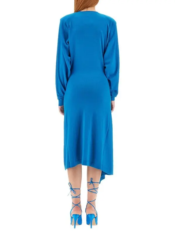 Attico Atwell Midi Dress - Blue