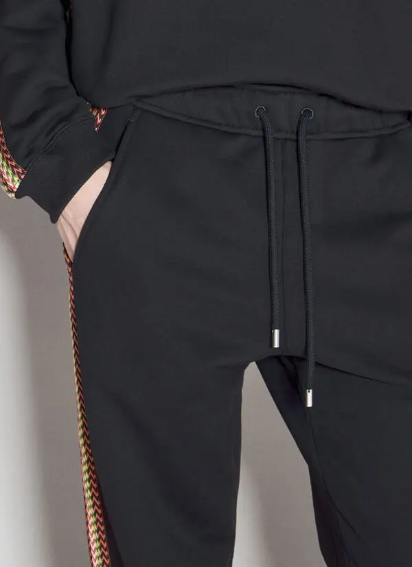 LANVIN Side Curb Track Pants - Black