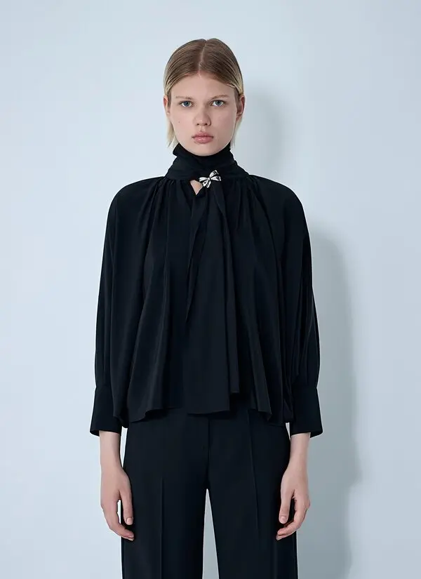 Max Mara Silk Blouse - Black