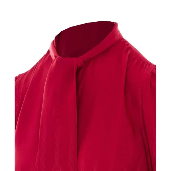 Gucci Interlocking G Chain Silk Jacquard Shirt