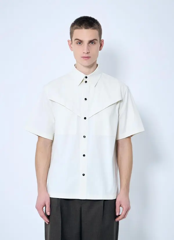 Bottega Veneta Light-cotton Twill Shirt - White