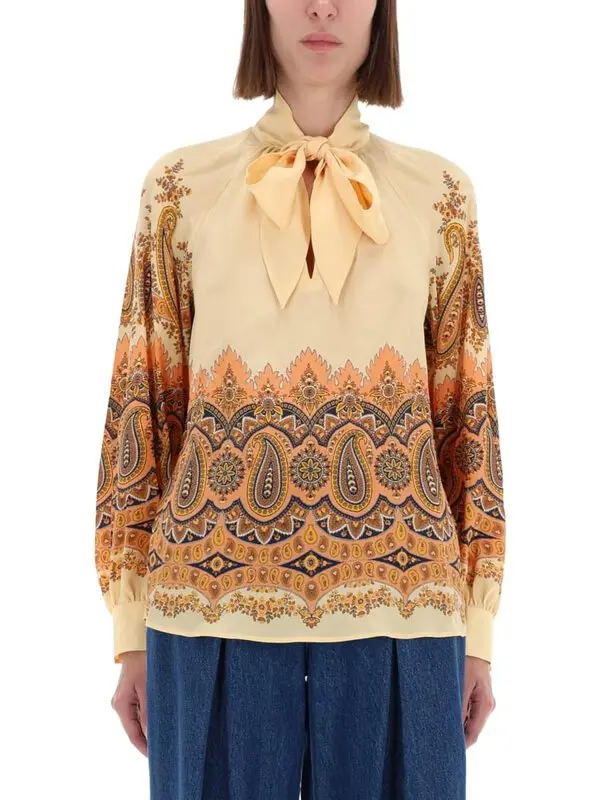 Etro Blue Printed