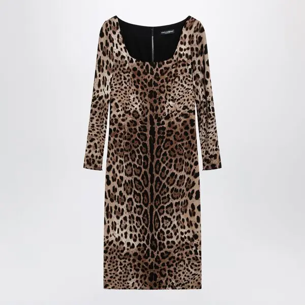 Dolce & Gabbana Viscose Dress - Brown