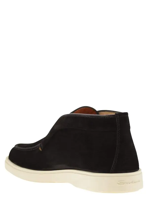 Santoni Suede Desert Boot
