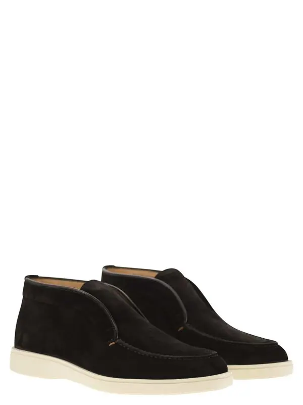 Santoni Suede Desert Boot