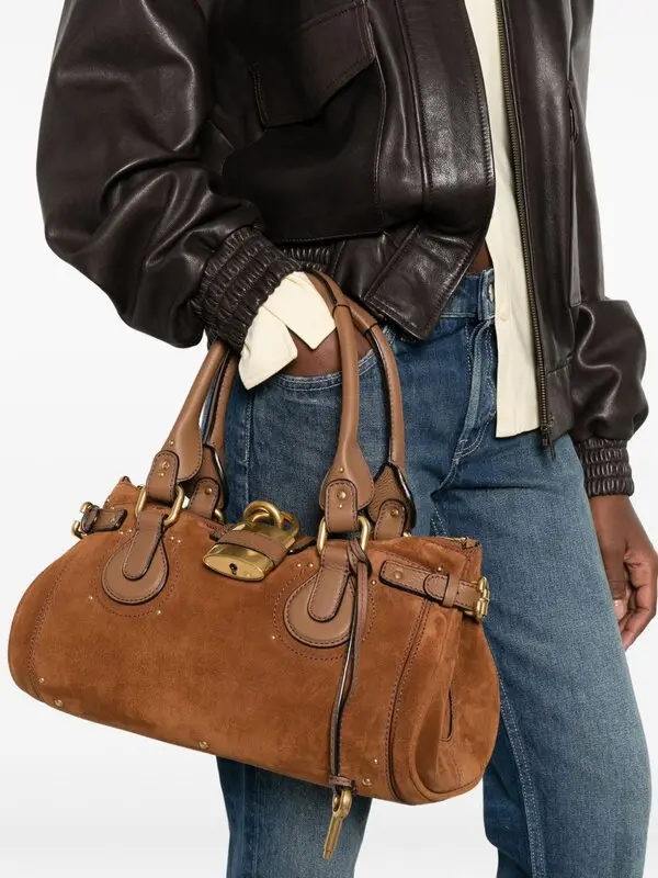 Chloé Paddington Leather Shoulder Bag - Multicolor