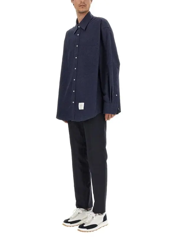 Thom Browne 4bar Shirt - Blue