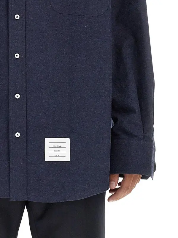 Thom Browne 4bar Shirt - Blue
