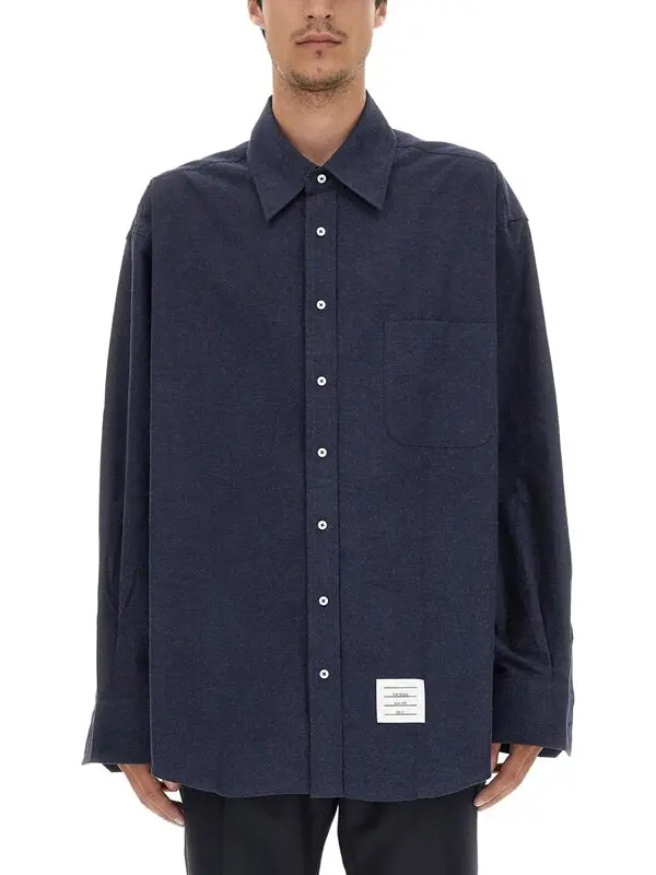 Thom Browne 4bar Shirt - Blue