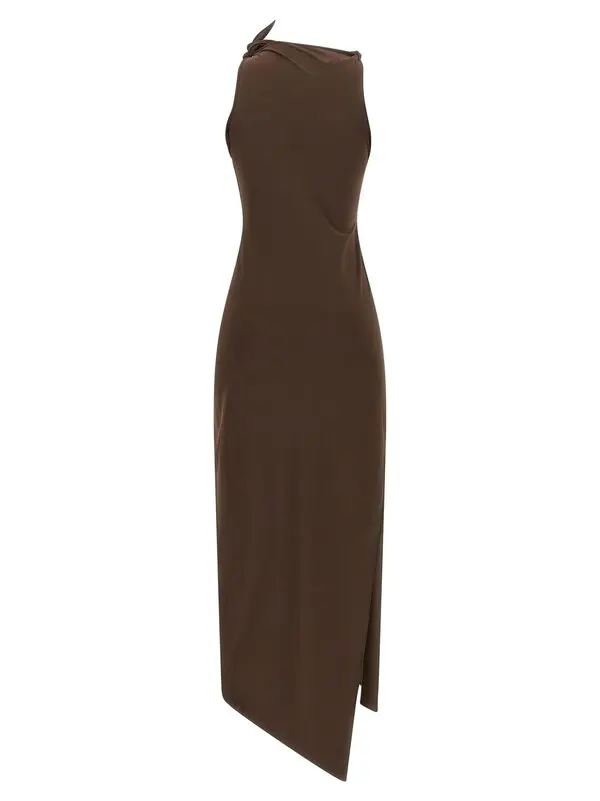 Coperni Asymmetrical Midi Dress