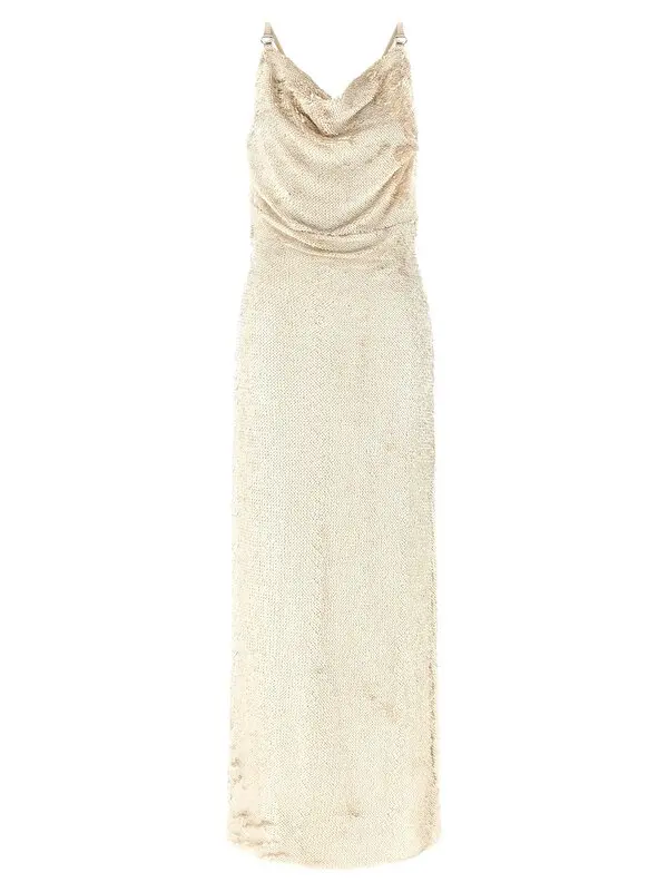 Coperni Sequin Dress - Cream
