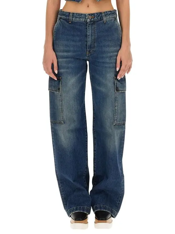 Stella McCartney Cargo Jeans - Blue