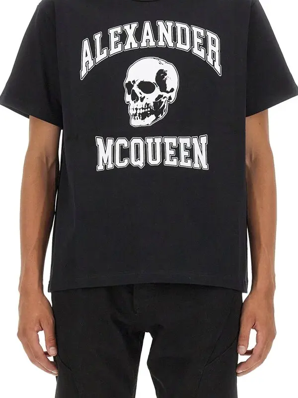 Alexander McQueen Skull Logo T-shirt