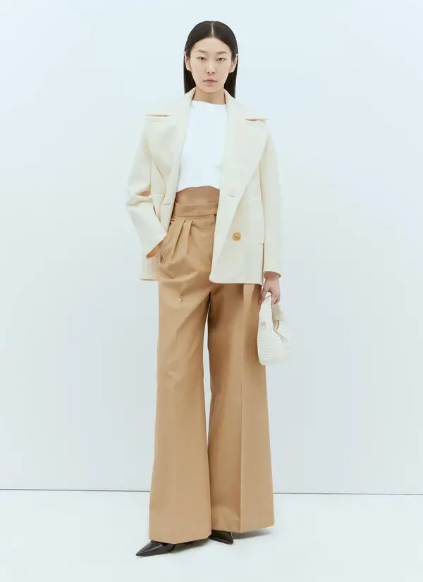 Max Mara Wool And Cashmere Pea Coat
