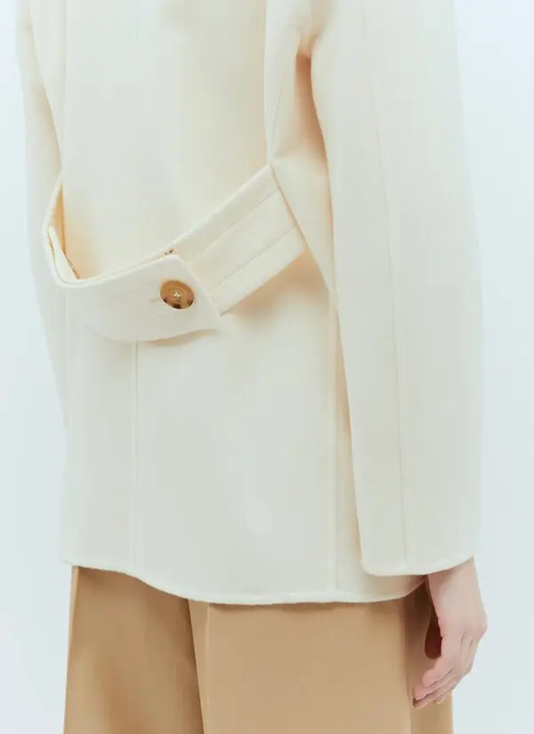 Max Mara Wool And Cashmere Pea Coat