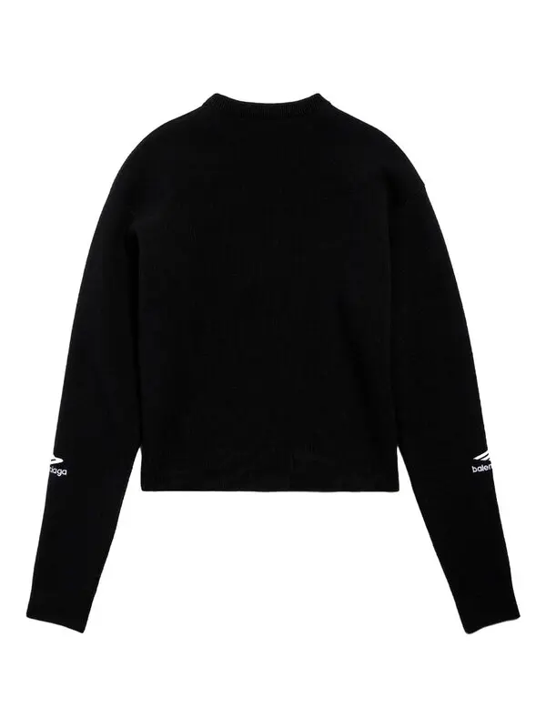 Balenciaga Wool Knitted Ski Crewneck