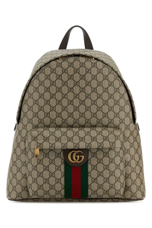 Gucci Printed Canvas Medium Ophidia Backpack