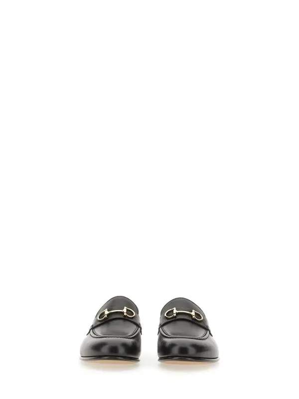 FERRAGAMO Moccasin Mule Gancini