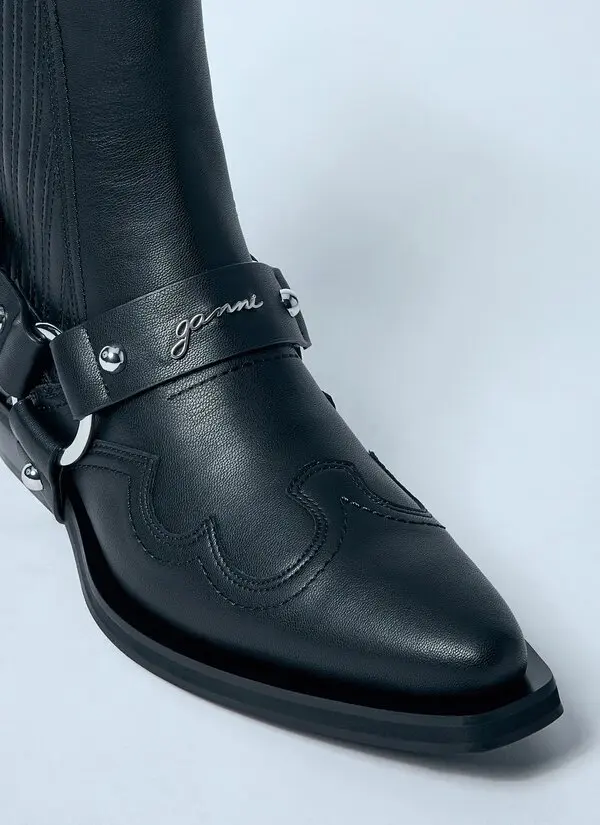 GANNI Low-cut Western Chelsea Boots