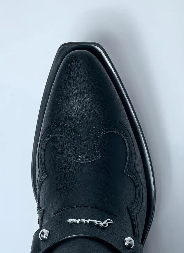 GANNI Low-cut Western Chelsea Boots
