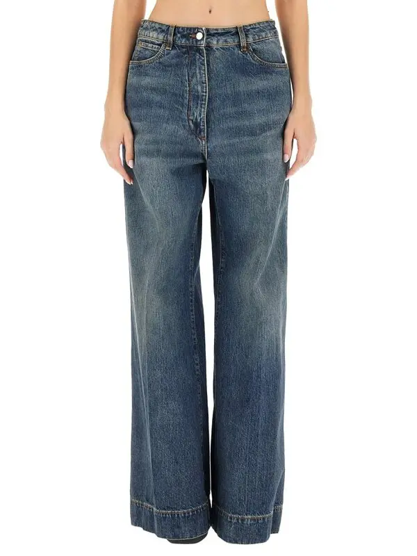 Etro Jeans With Embroidered Pegasus