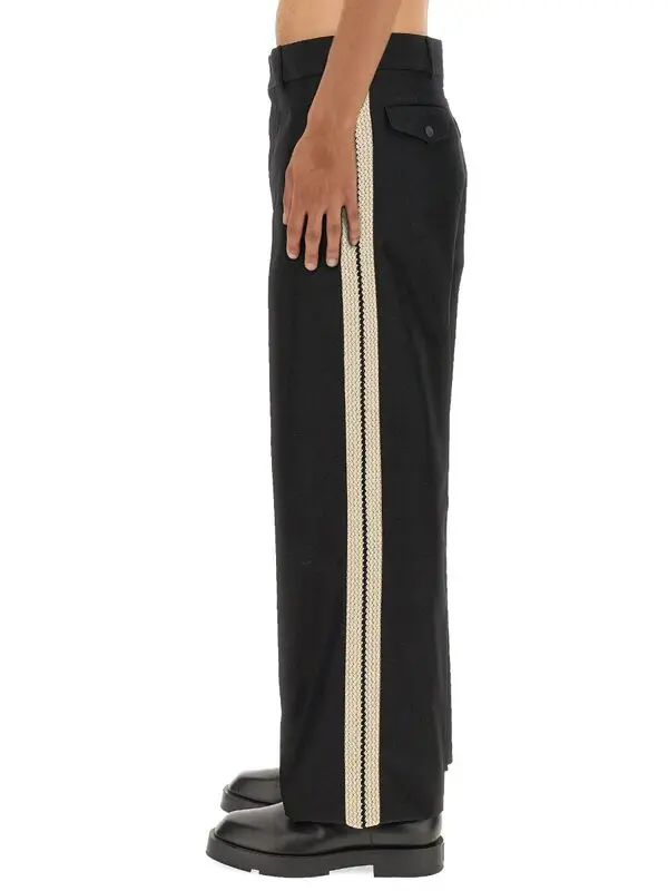 Palm Angels Pants With Logo Band