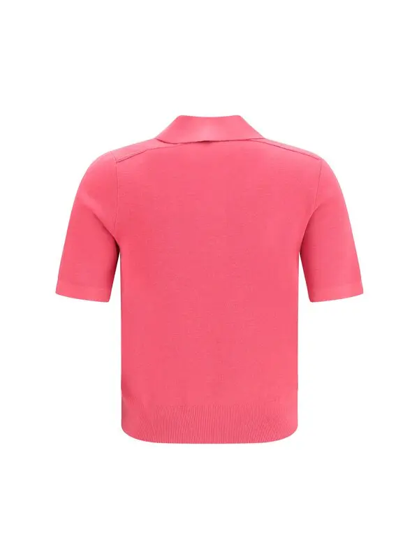 Burberry Wool Polo With Check Details